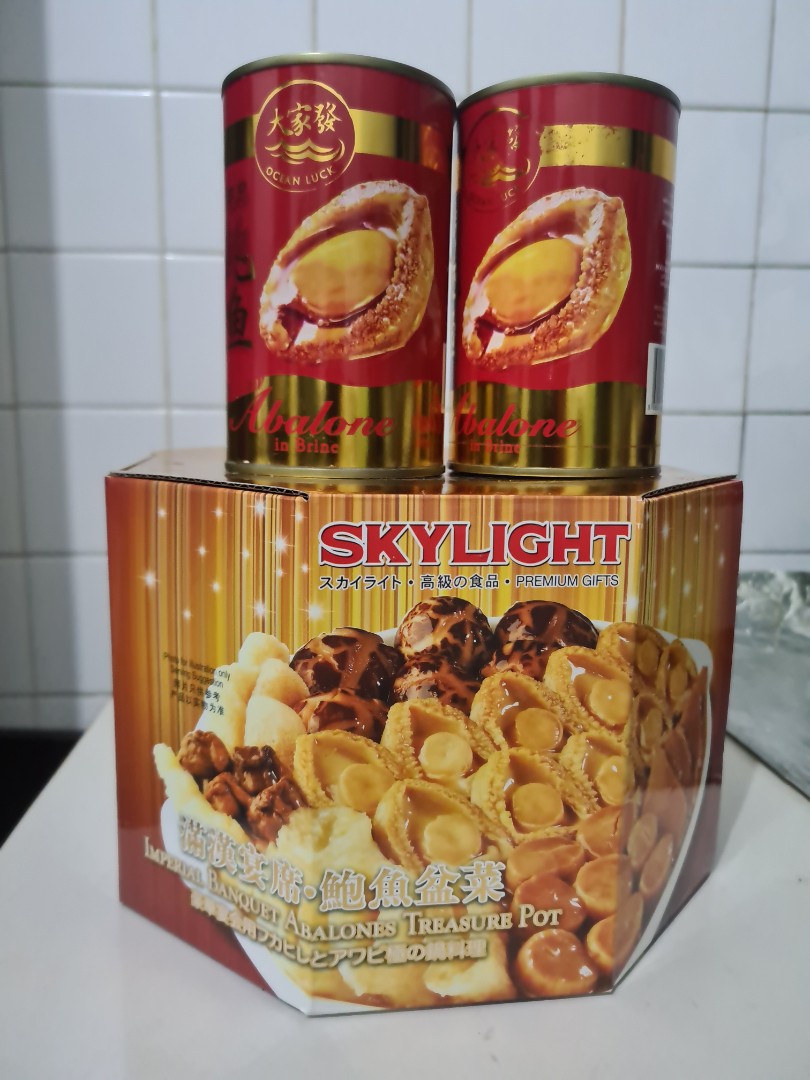 Skylight Abelones Treasure Pot and Ocean Luck Abalone, Food & Drinks ...