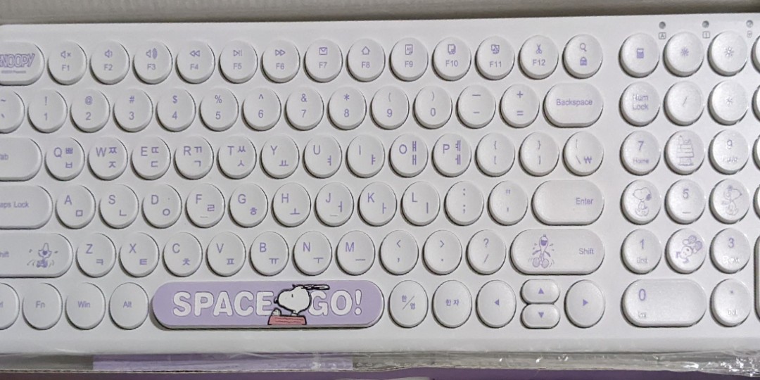 [Slightly used] Peanuts Snoopy Slim Wireless Keyboard by Royche ...