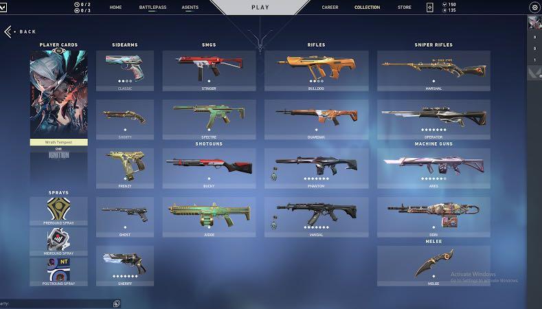 SOL bundle w ruin dagger Valorant Account, Video Gaming, Gaming ...