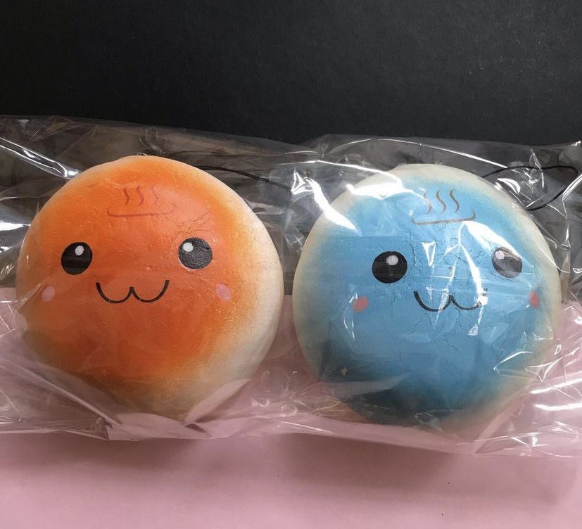 (free w purchase rm30 above) Squishy onsen bun jumbo combo, Hobbies ...