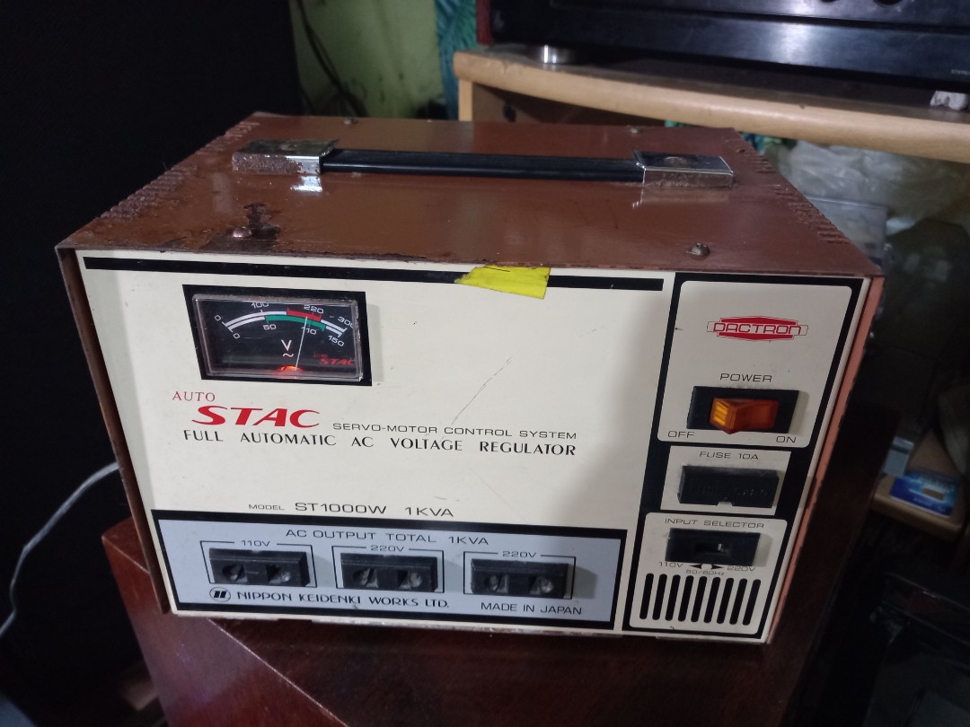 STAC 1KVA AVR, Audio, Other Audio Equipment on Carousell