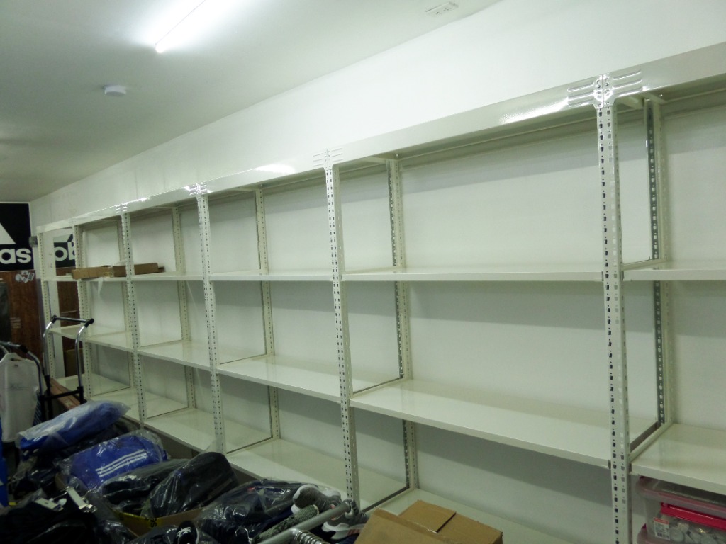 Steel rack open shelving steel shelves, Furniture & Home Living, Office ...