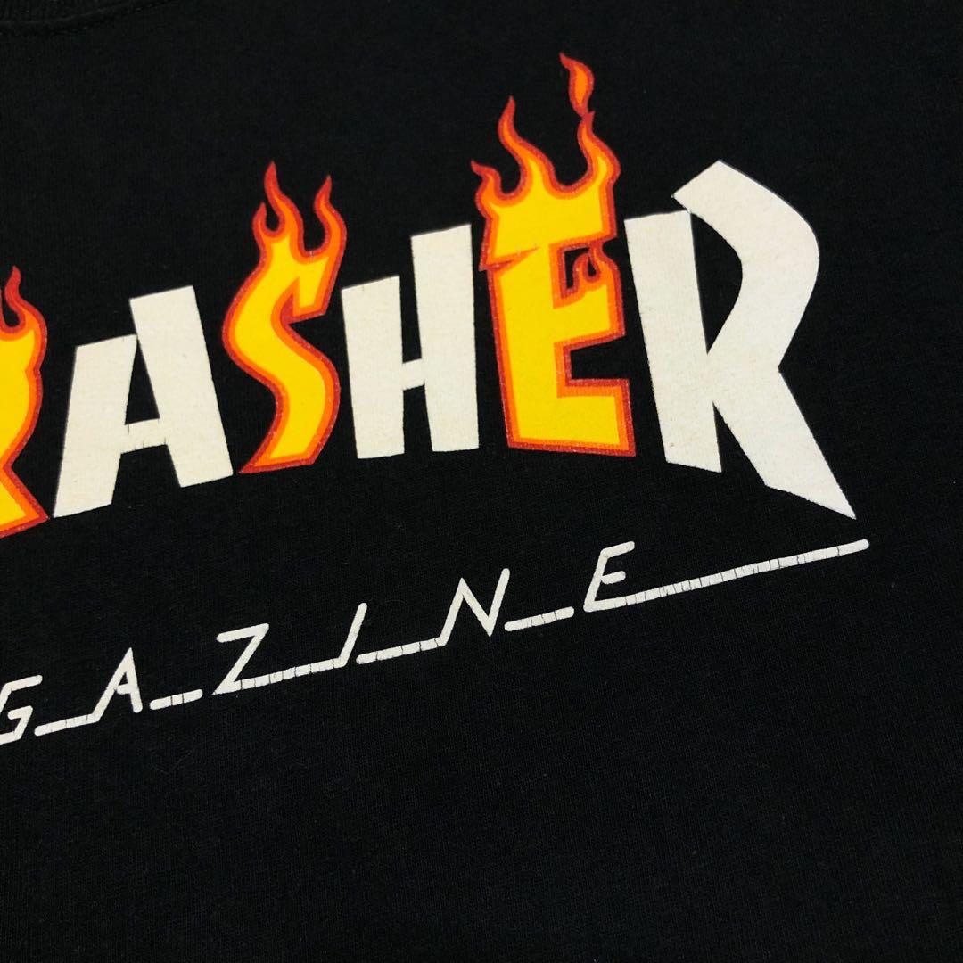 Thrasher Flames Magazine (Legit), Men's Fashion, Tops & Sets, Tshirts ...