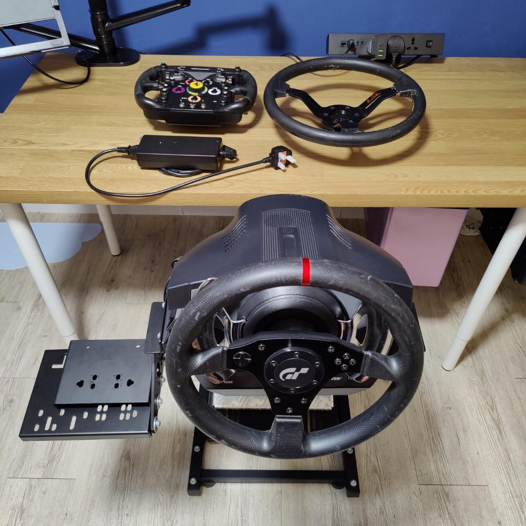 Priced to sell Thrustmaster T500 + Ferrari F1 Wheel + Wheelstand, Video ...