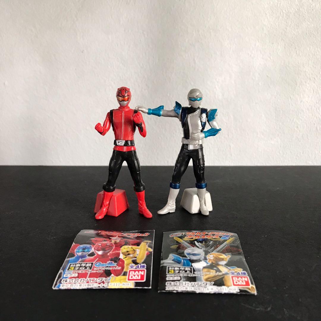Tokumei Sentai Go-Busters Red & Silver Buster Power Rangers Beast ...