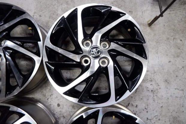 Toyota stock mags 15”, Car Parts & Accessories, Mags and Tires on Carousell