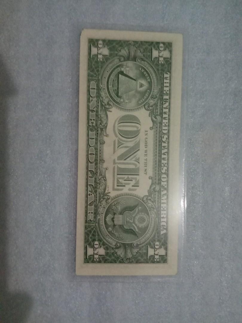 U S $1 serial number missing"4", Hobbies & Toys, Memorabilia ...