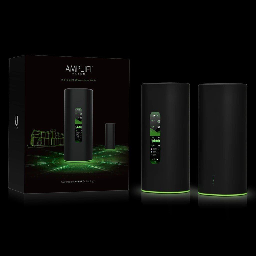 Ubiquiti Amplifi Alien WiFi 6 Router and Meshpoint Set, Computers ...