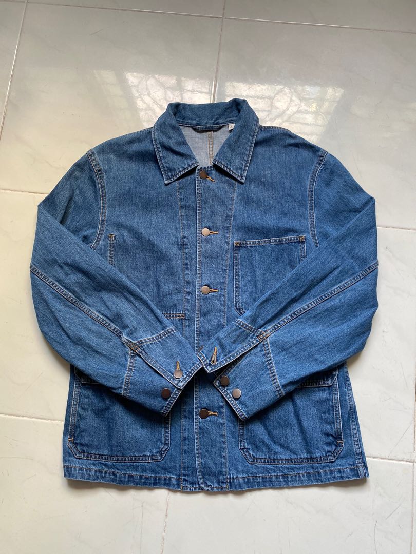 Uniqlo U Denim Jacket, Men's Fashion, Coats, Jackets and Outerwear on ...