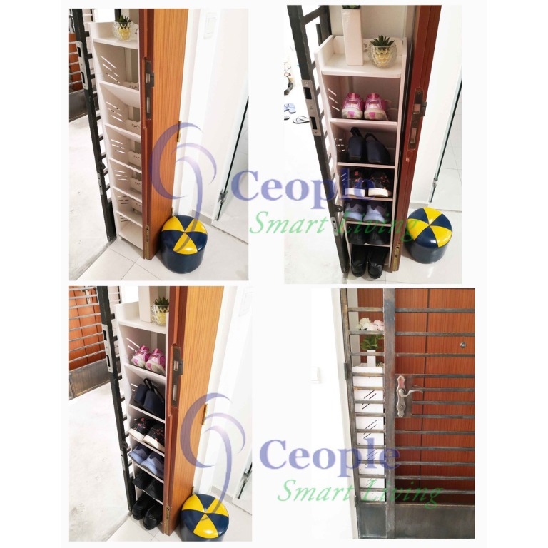 UPDATED VERSION Shoe rack/Shoe cabinet/DIY shoe rack/Furniture/ White ...