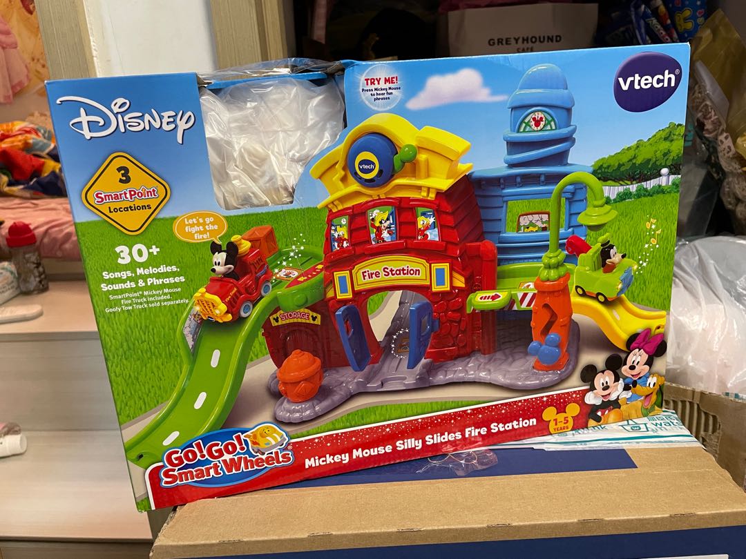 Vtech Go! Go! Smart Wheels - Disney Mickey Mouse Silly Slides Fire ...