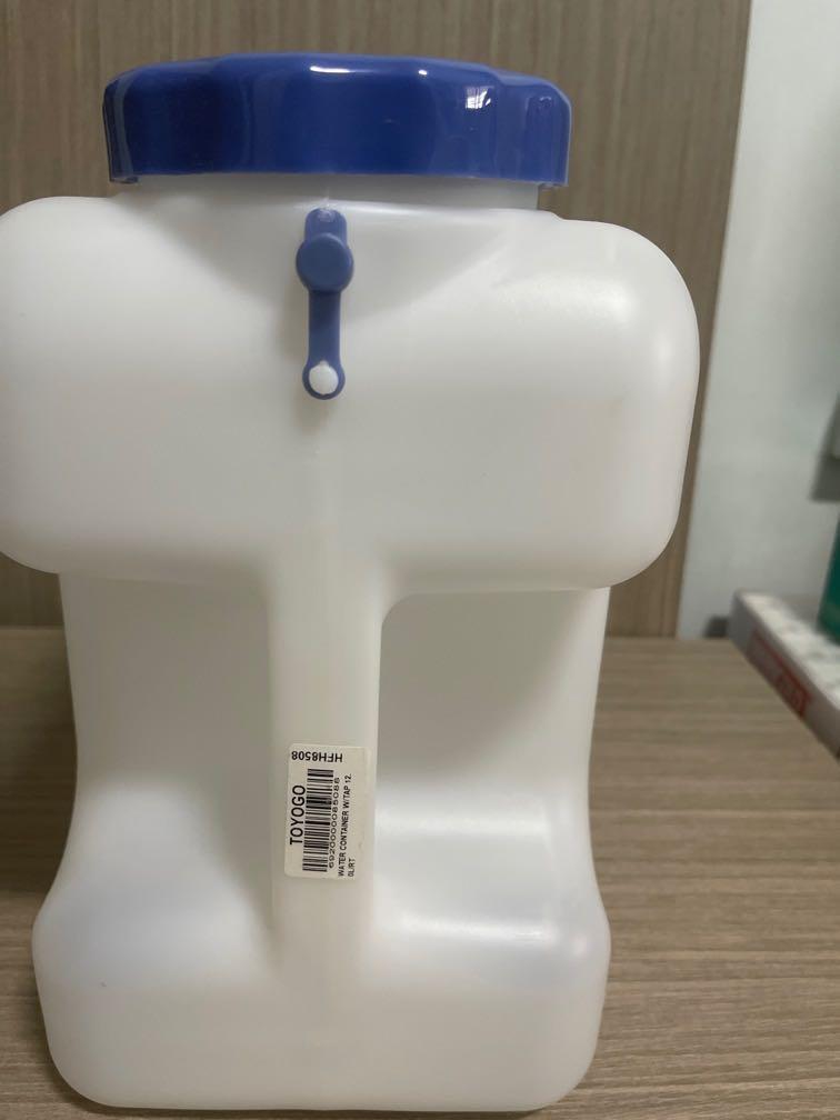 Water container w/tap 12L, Furniture & Home Living, Bathroom & Kitchen ...