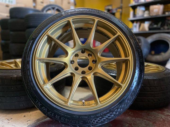 17" Rim XXR 527 4x100 4x114.3 9.75JJ waja persona, Auto Accessories on ...