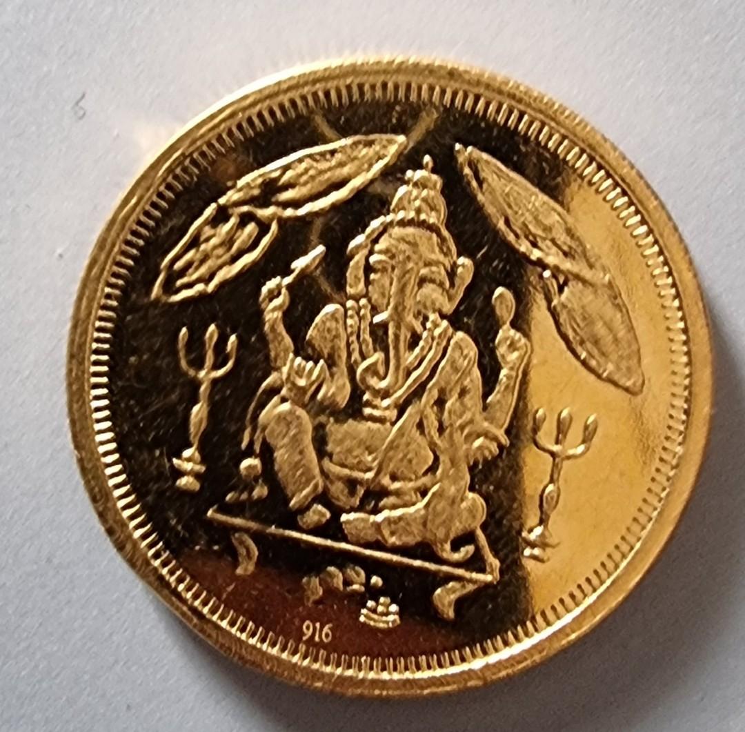 22k Mustafa Gold Coins for sale, Luxury, Accessories on Carousell