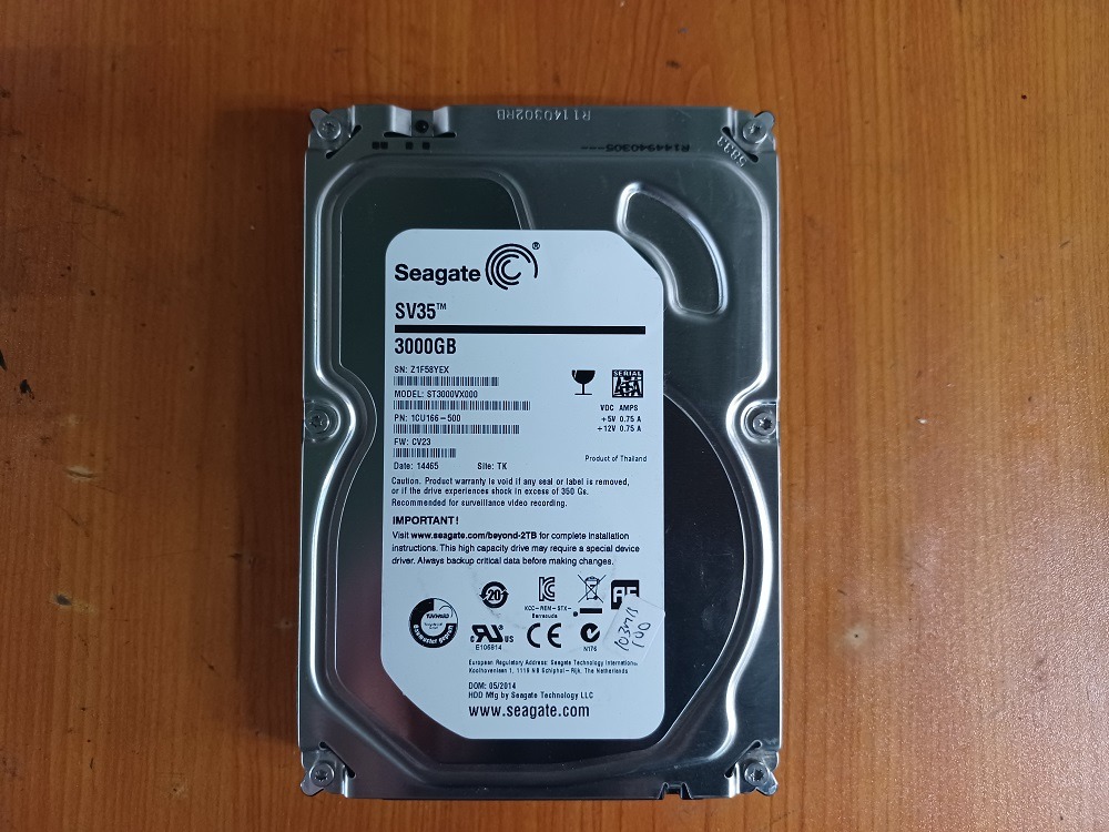 [3TB Hard Disk] Seagate ST3000VX000 Hard Drive (2nd hand), Computers ...