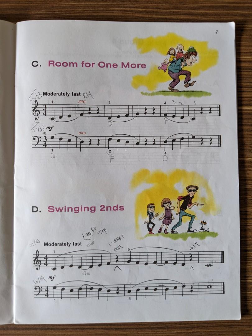 Alfred's Basic Piano Library Technic Book Level 1A, Hobbies & Toys ...