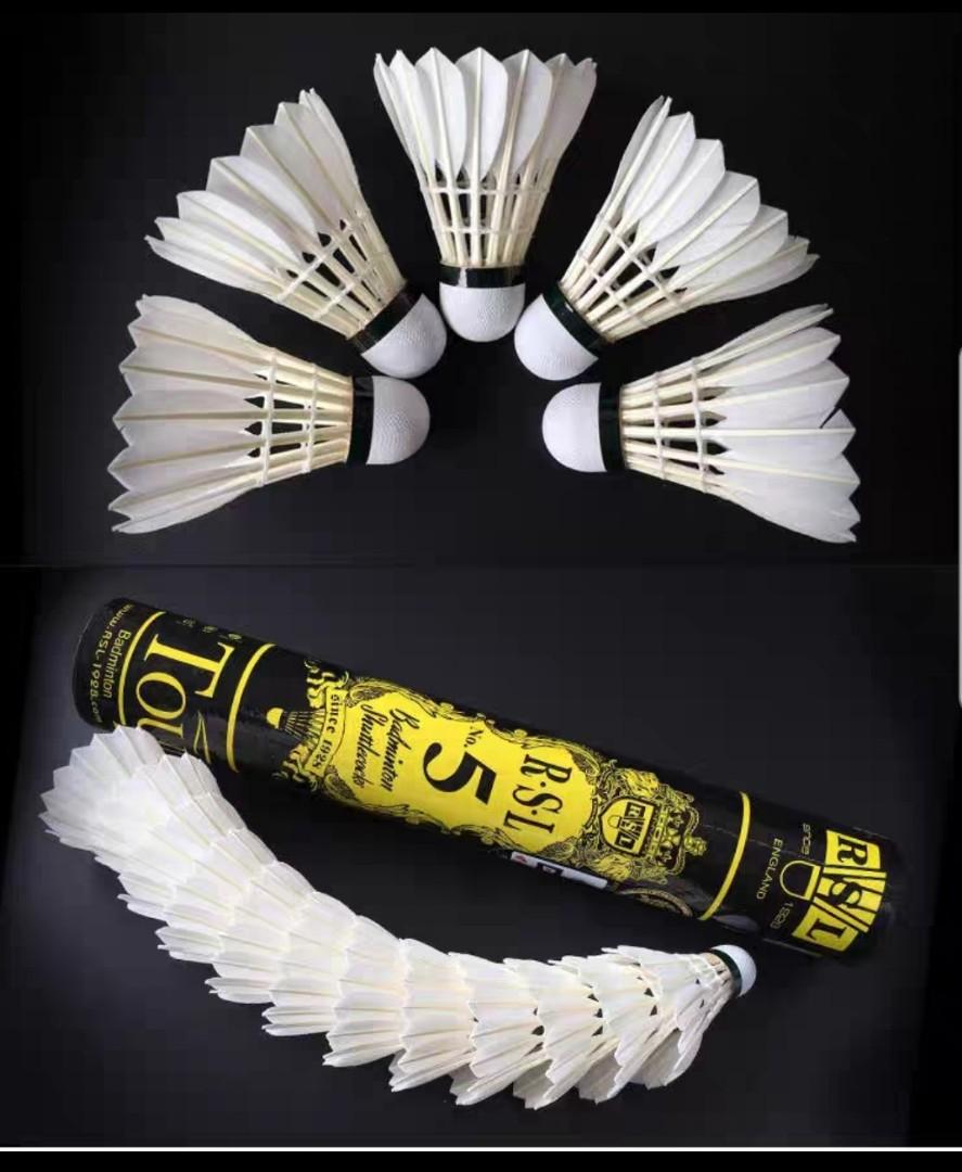 Authentic RSL shuttlecock No.5, Sports Equipment, Sports & Games ...