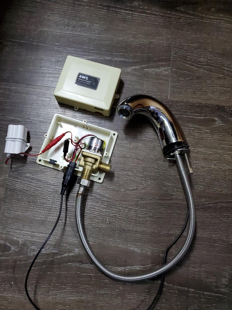 AWS sensor tap battery operated, Furniture & Home Living, Bathroom ...