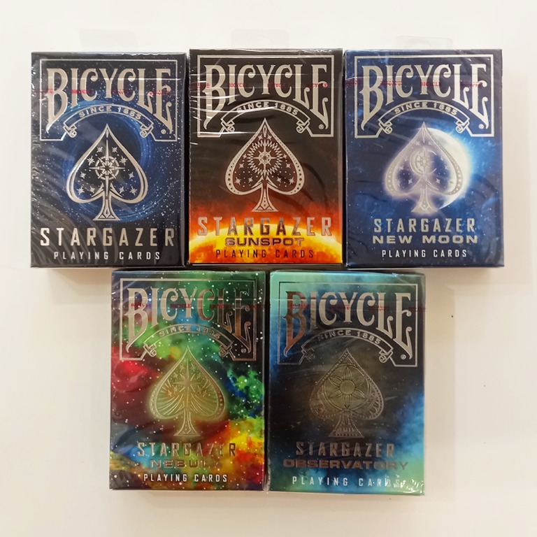 Bicycle Stargazer Playing Cards - Stargazer, New Moon, Sunspot, Nebula ...