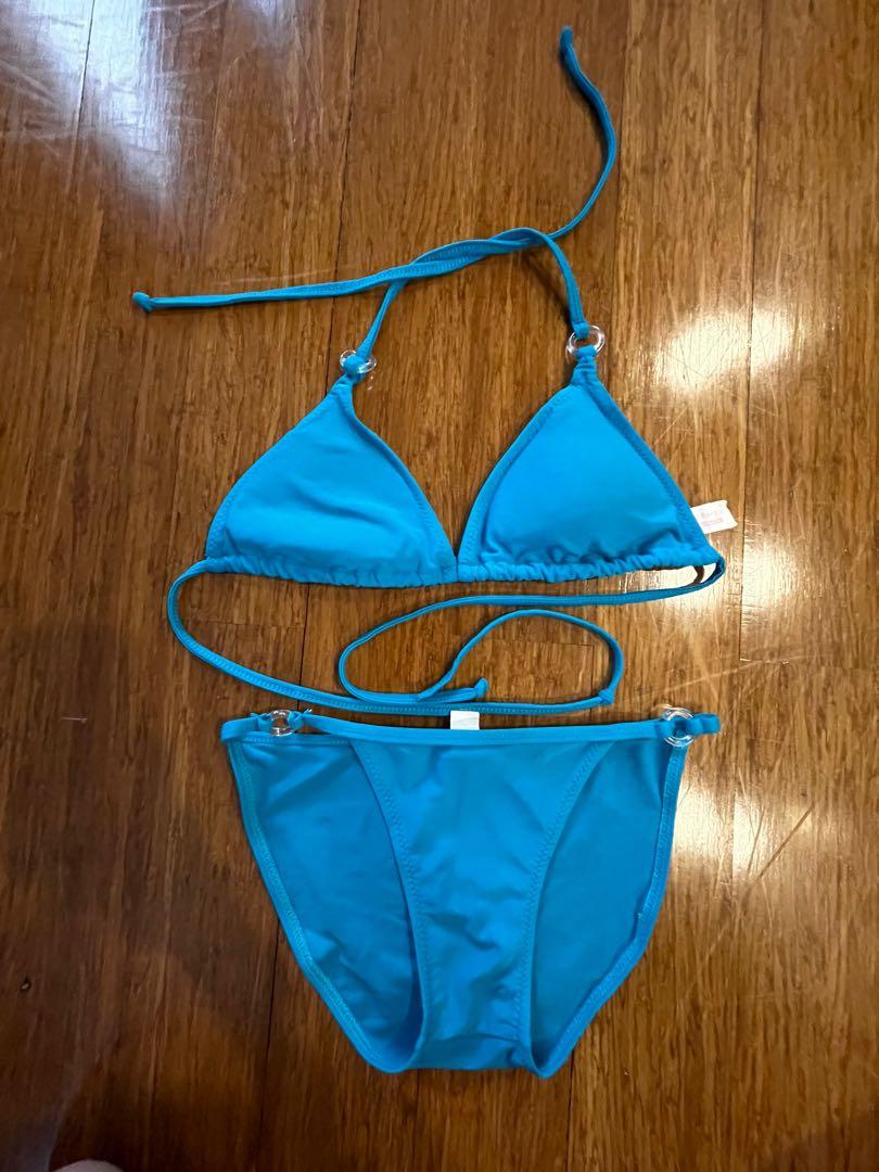 Blue bikini, Women's Fashion, Swimwear, Bikinis & Swimsuits on Carousell