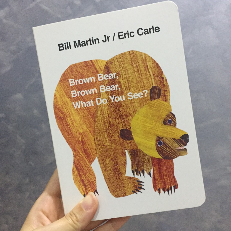 Brown Bear Children Book Eric Carle Original Board Picture Book ...