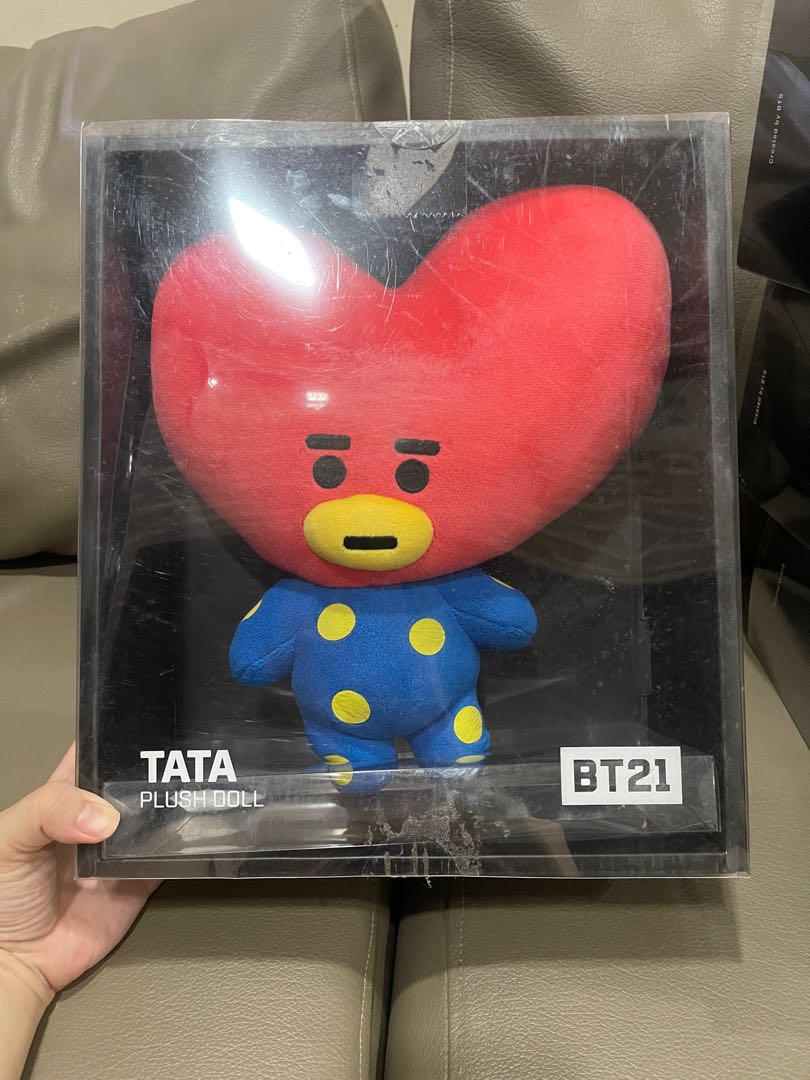 BT21 Tata standing doll, Hobbies & Toys, Memorabilia & Collectibles, K ...