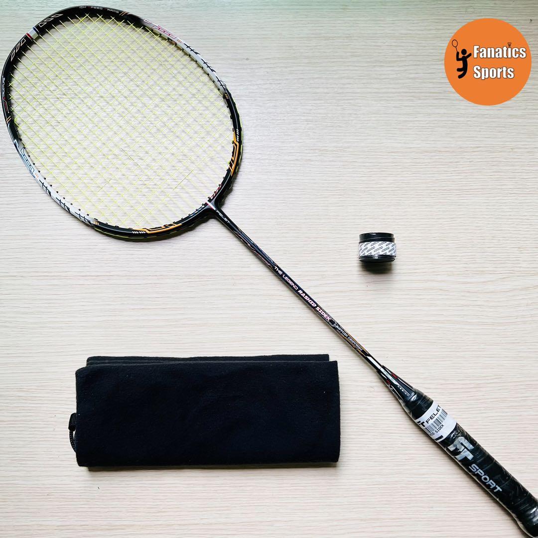 [Bundle] Brand New Felet Fleet The Legend Rashid Sidek V2 strung with ...