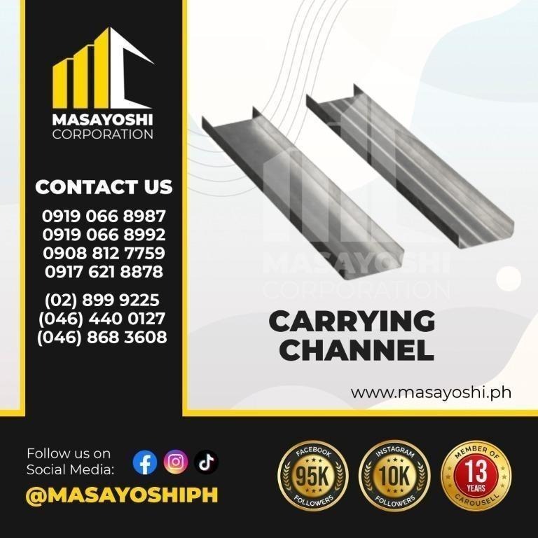 Carrying Channel | Channel Bar | Construction Material | Channel Steel ...