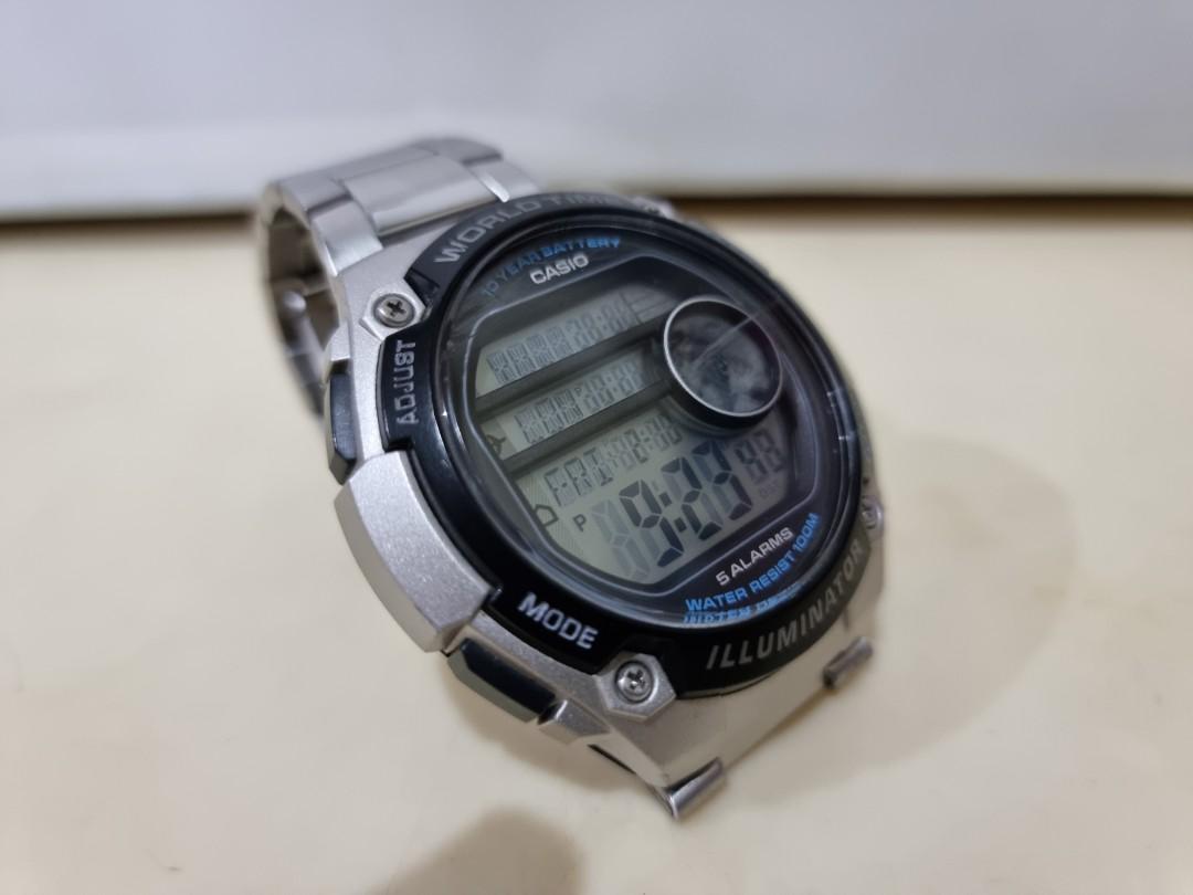 Casio World Time Illuminator, Men's Fashion, Watches & Accessories ...