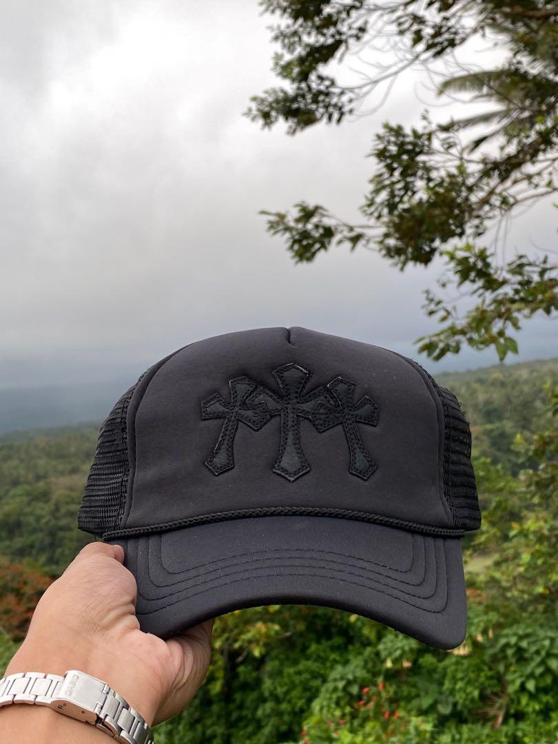 Chrome Hearts Triple Cross Trucker Hat, Men's Fashion, Watches ...
