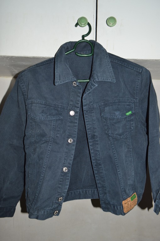 Dark Blue Denim Jacket, Men's Fashion, Coats, Jackets and Outerwear on ...