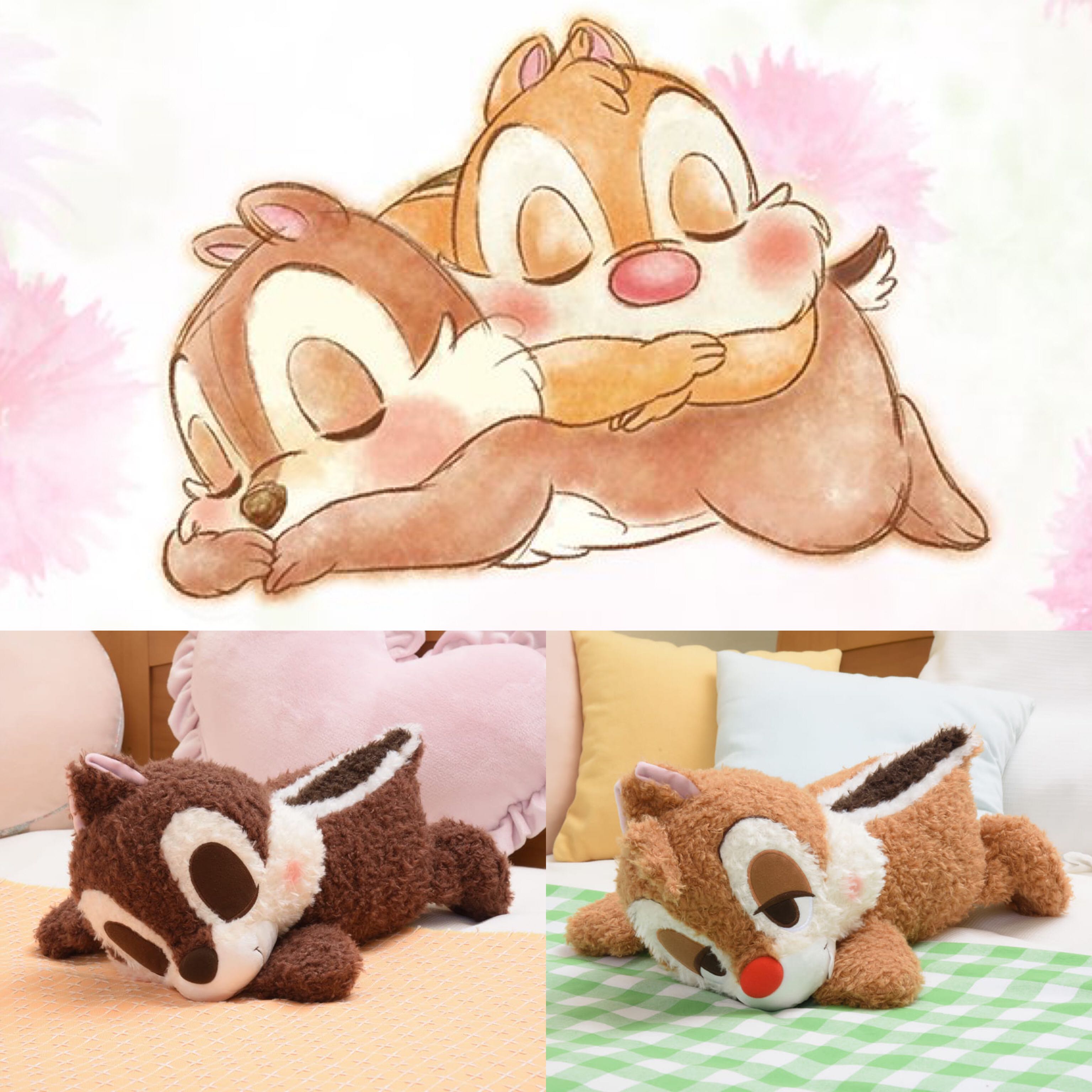 Disney Chip & Dale Red Cheeks Giga Jumbo Goodnight Plush by SEGA 2 ...