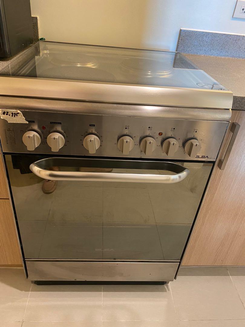 Elba electric cooker with oven and La Germania range hood, Furniture ...