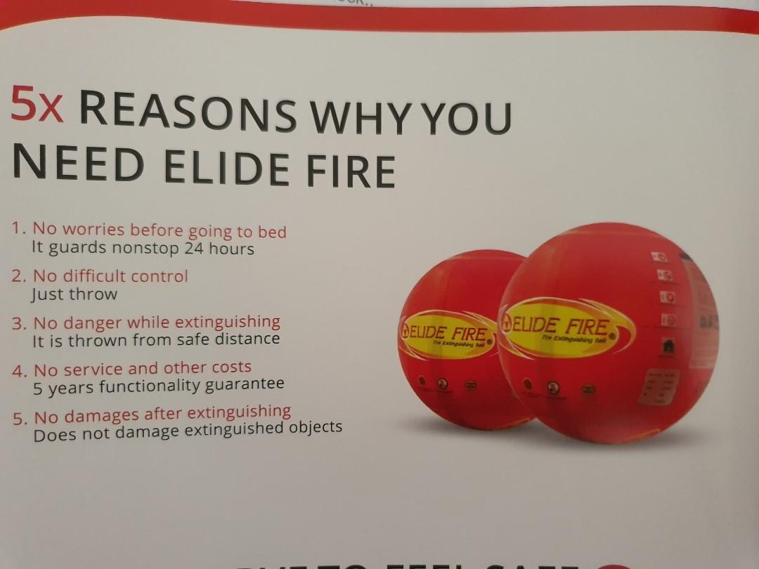 ELIDE FIRE®EXTINGUISHING BALL-Large, Furniture & Home Living, Home ...