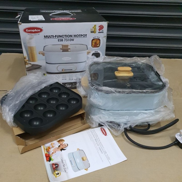 EuropAce ESB 7310W Multi-Function Hotpot, 3L, TV & Home Appliances ...