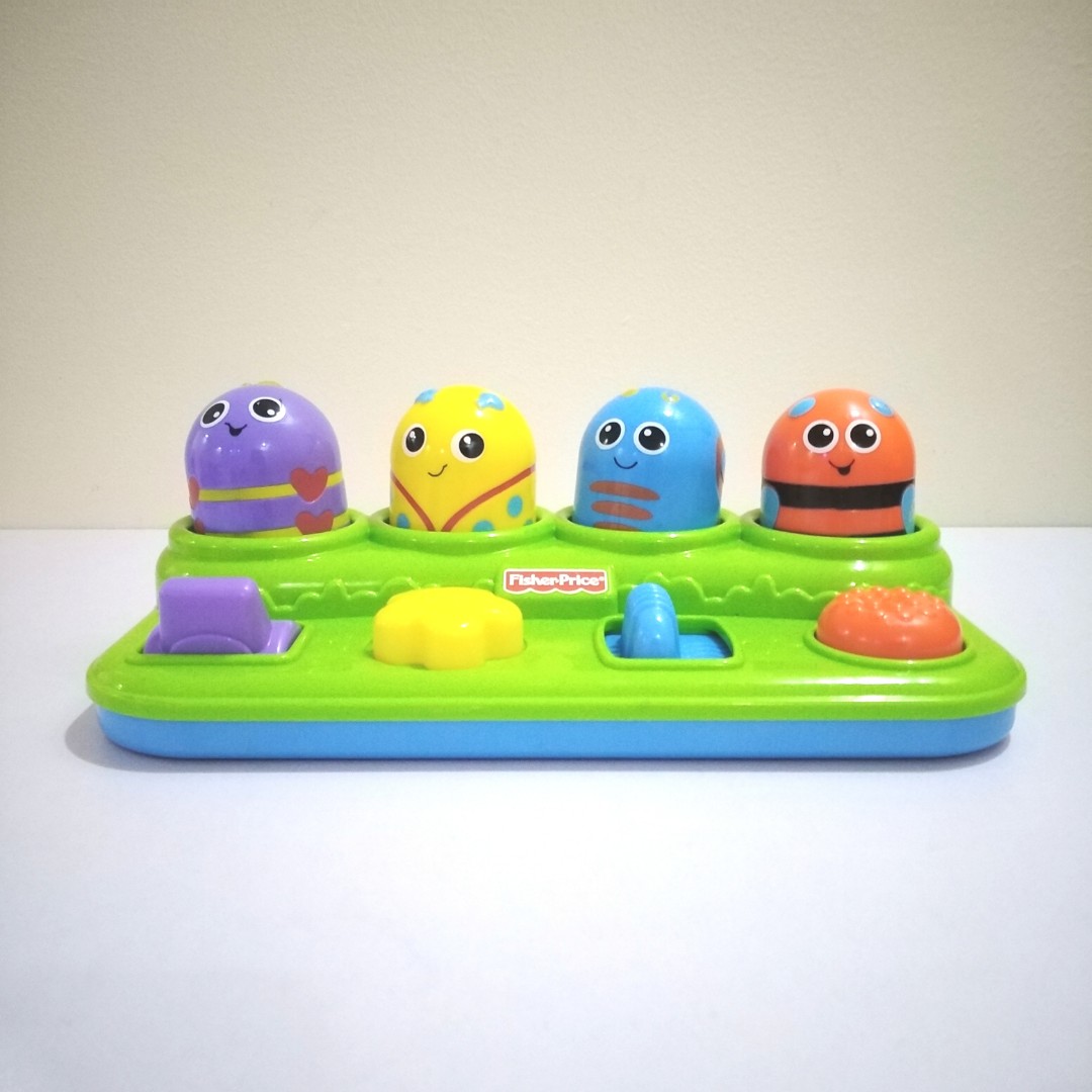 Fisher Price Pop Out Bugs Toy for Baby Kids, Hobbies & Toys, Toys ...