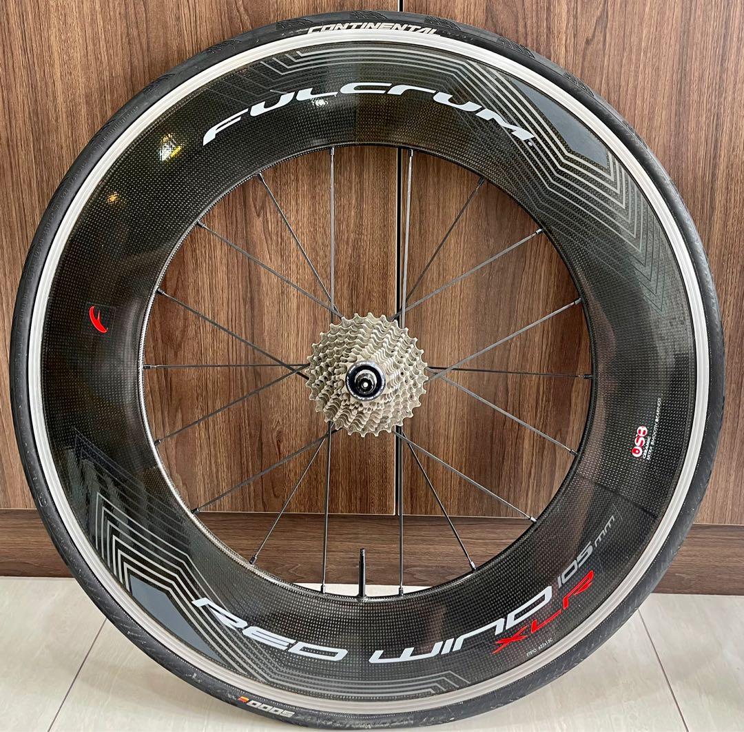 Fulcrum red wind XLR 105mm carbon aero wheelset, Sports Equipment ...