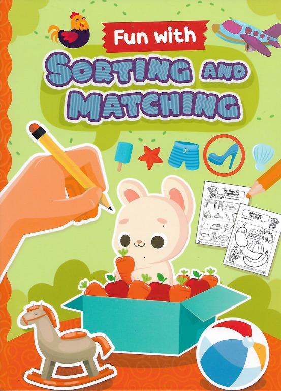 Fun with Sorting and Matching | English | Activity Book | Children's ...