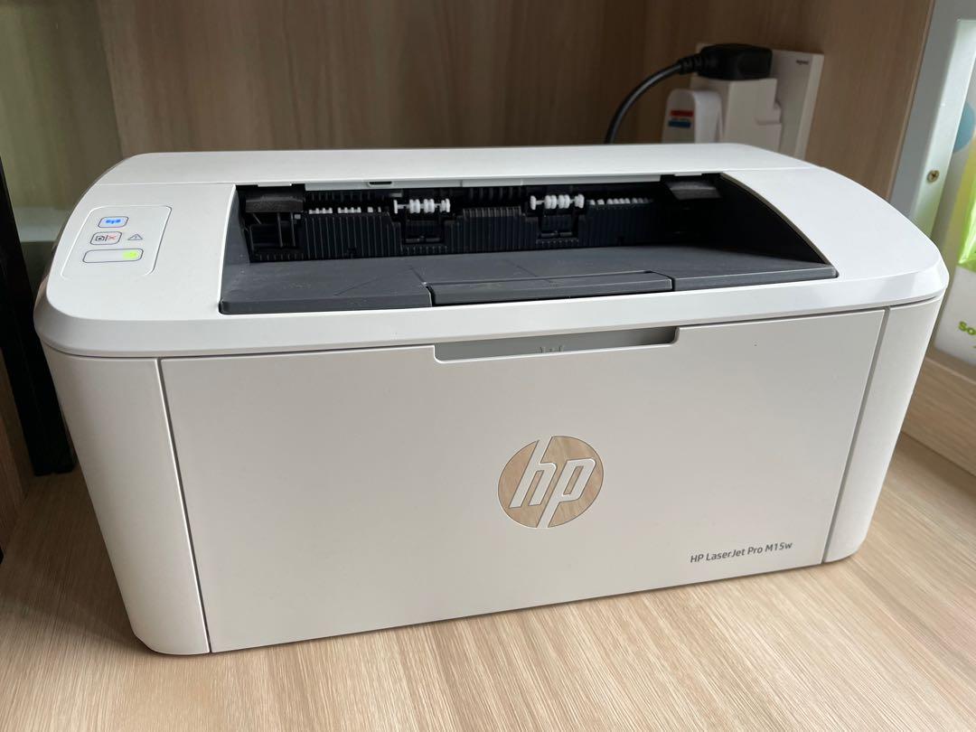 Hp惠普超新淨鐳射碳粉打印機 Laser Jet Pro M15w printer, 電腦＆科技, 打印機及影印機 - Carousell