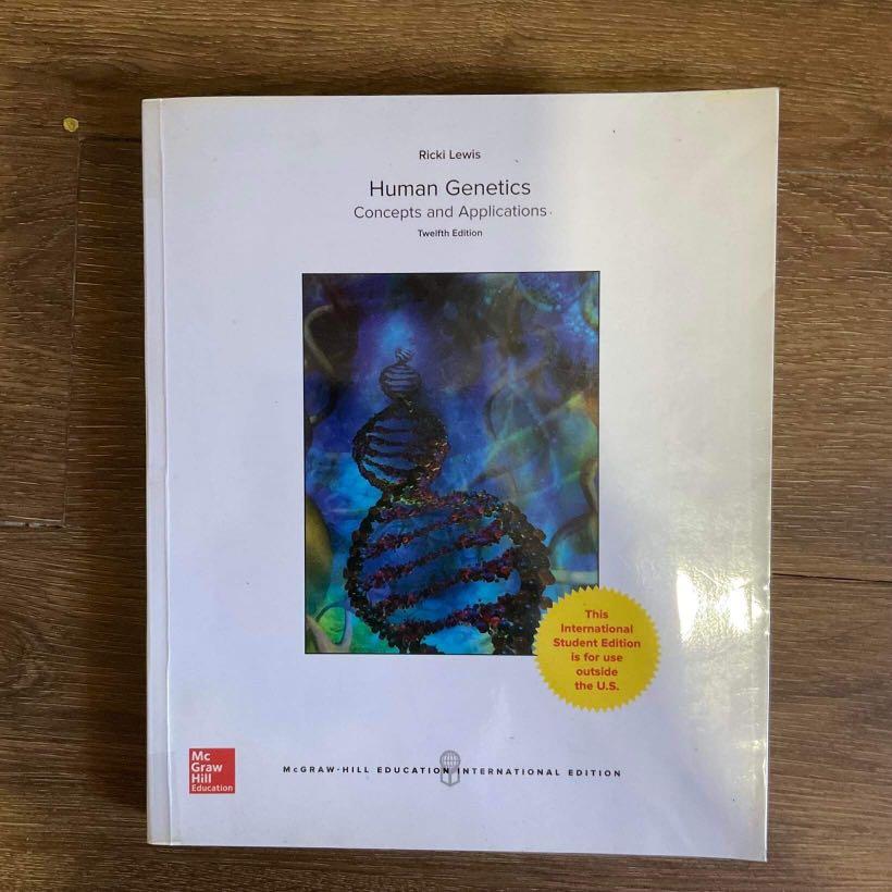 GOOD AS NEW | Human Genetics Concepts and Applications by Ricki Lewis ...