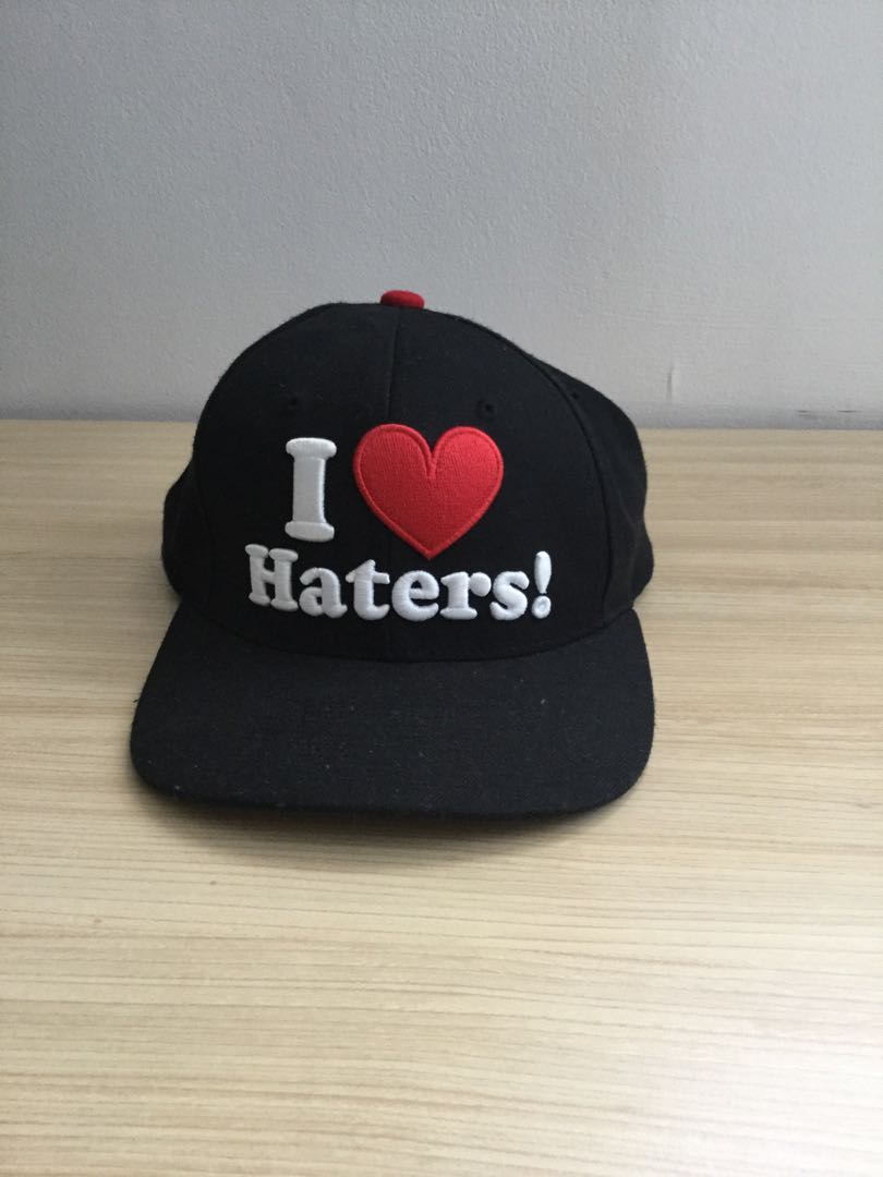 I heart Haters cap, Men's Fashion, Watches & Accessories, Caps & Hats ...