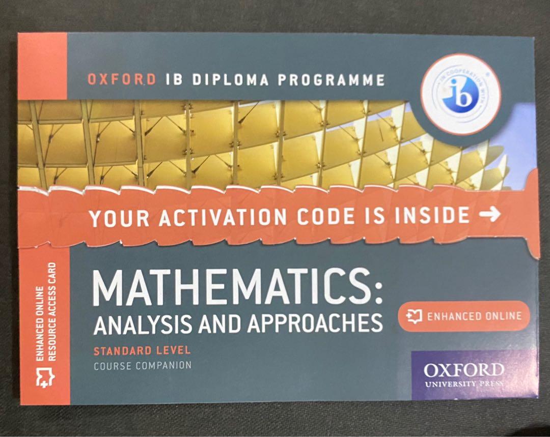 IB Mathematics: Analysis & Approaches (SL) Oxford course companion ...