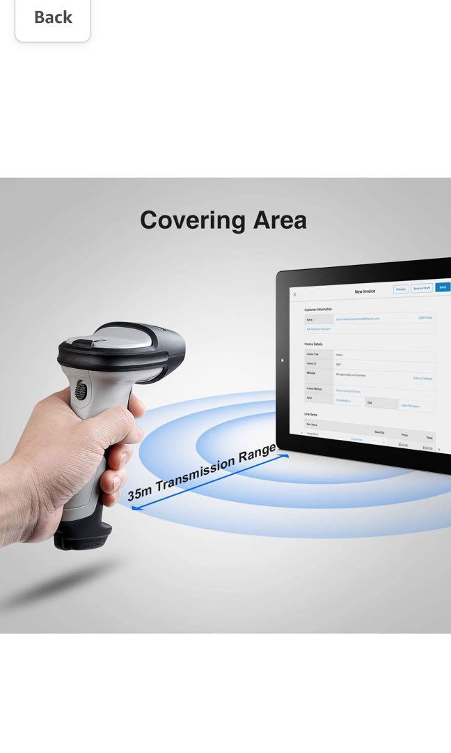 Inateck Bluetooth Barcode Scanner, Computers & Tech, Printers, Scanners ...