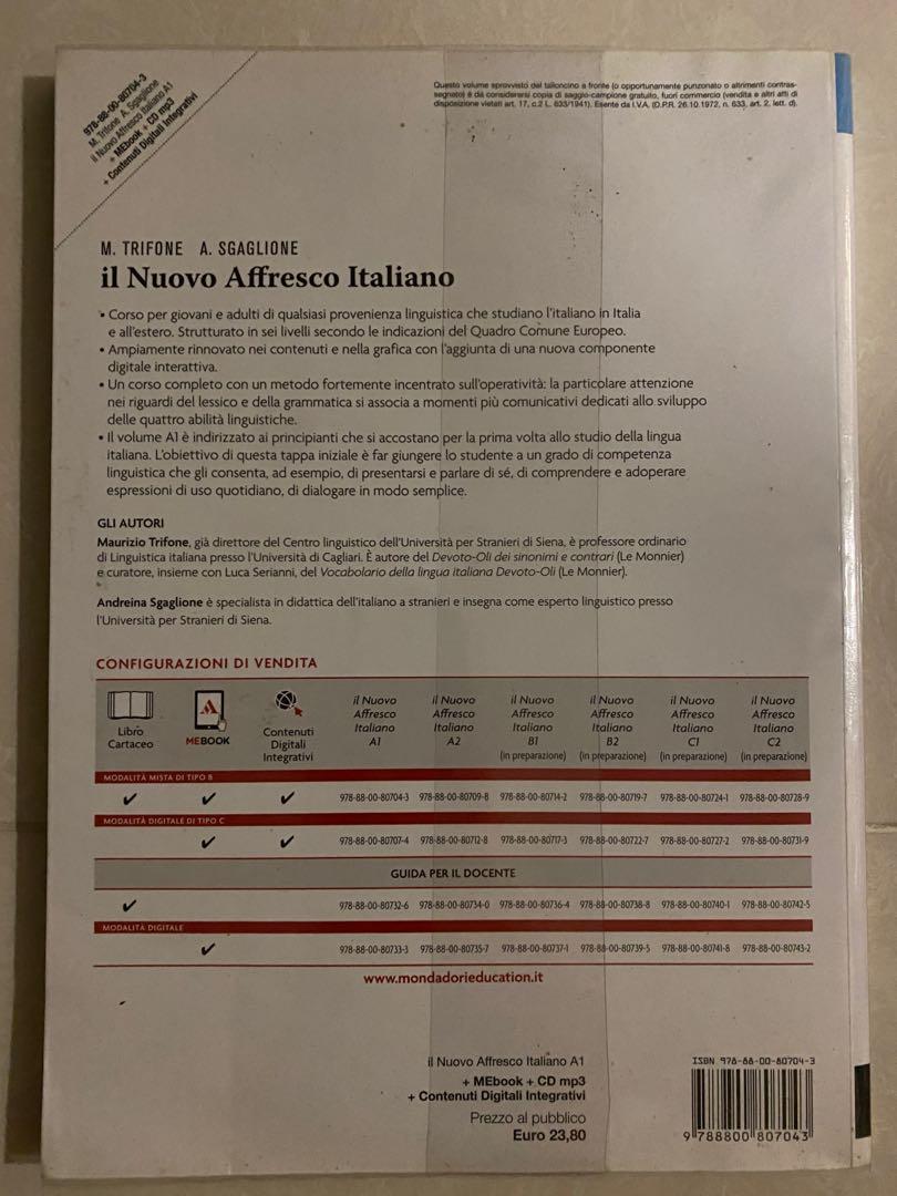 Italian Level 1&2 Textbook, Hobbies & Toys, Books & Magazines ...