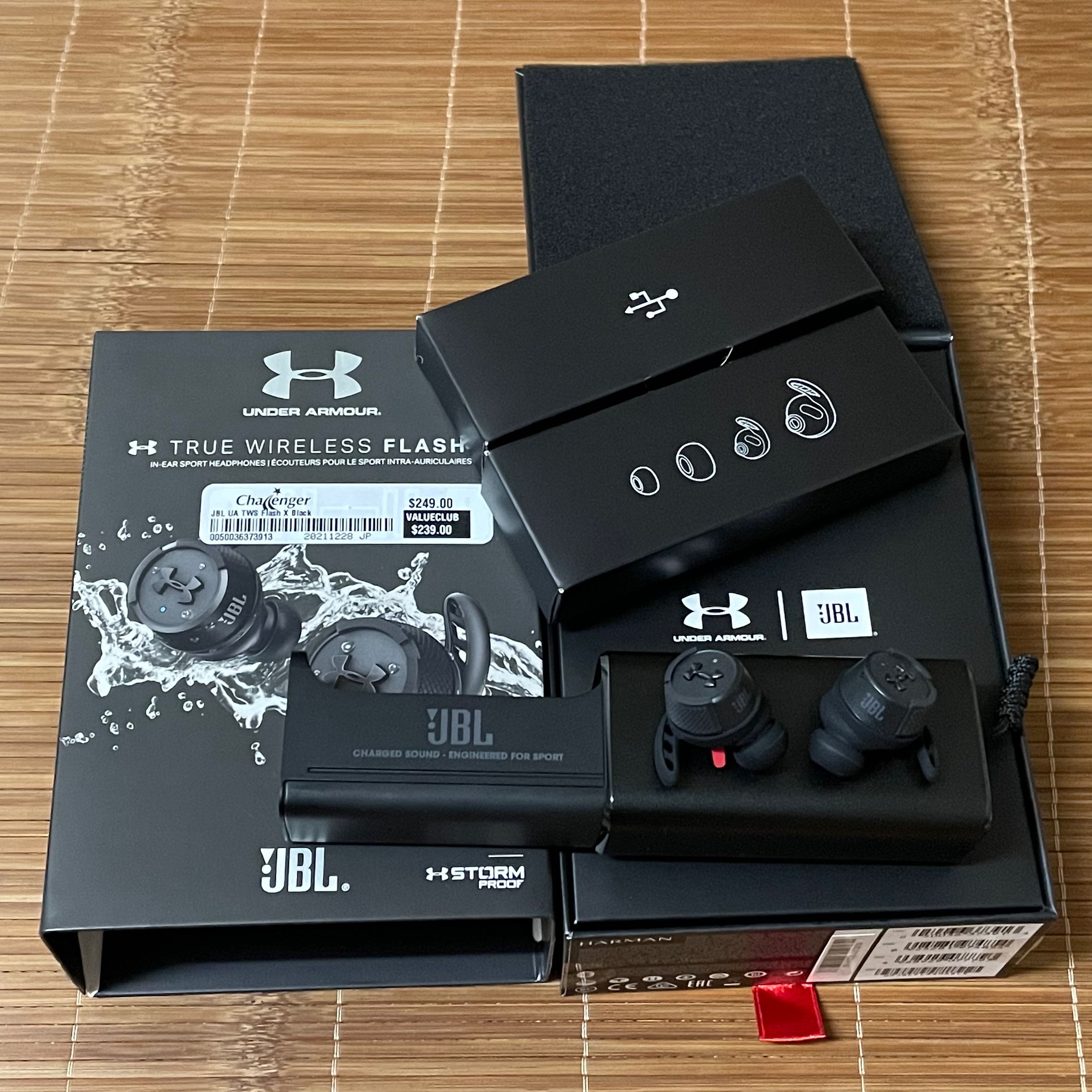 JBL UA TWS FLASH X BLACK, Audio, Earphones on Carousell