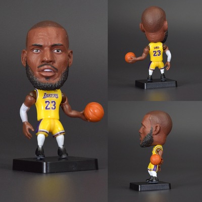 Lakers LeBron James NBA Basketball Figurine Cake Topper, Hobbies & Toys ...