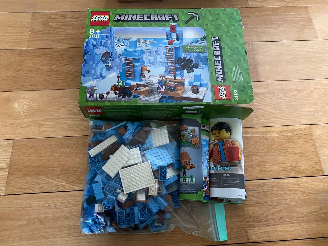 Lego Minecraft - The Ice Spikes, Hobbies & Toys, Toys & Games on Carousell