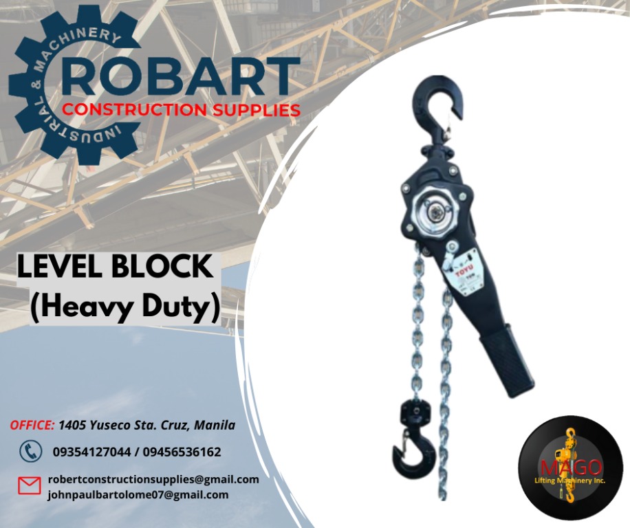 LEVER BLOCK (Heavy Duty), Commercial & Industrial, Construction Tools ...