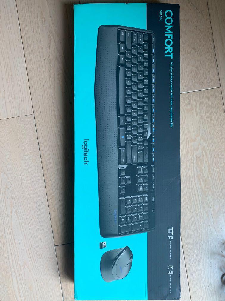 Logitech Keyboard, 電腦＆科技, 電腦周邊及配件, 電腦滑鼠及相關產品 - Carousell