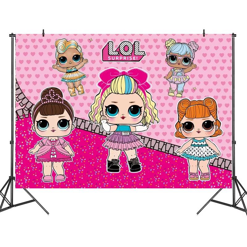 Lol Surprise Dolls party supplies- birthday banner backdrop/ party deco ...